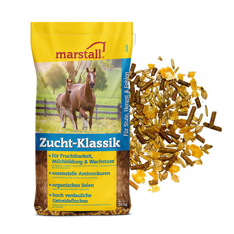 Marstall Zucht Klassik 20 kg | Pferdemüsli | Futtertyp | Pferdefutter ...