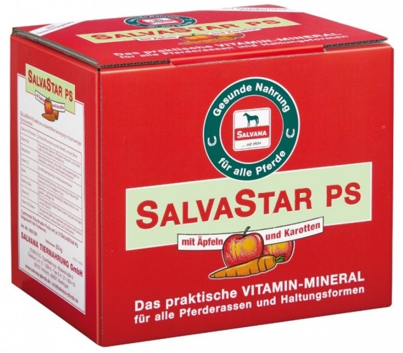 Salvana SALVASTAR PS mit Äpfeln und Karotten 25 kg | Mineralfutter ...